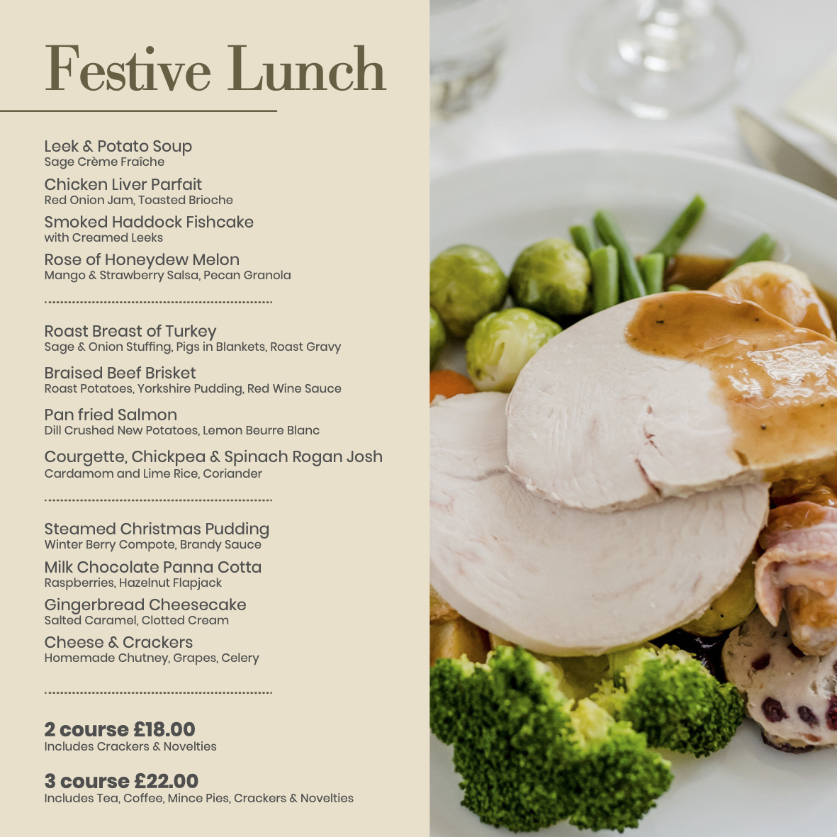 Hadley Park House Hotel, Telford Christmas 2021